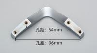China Zinc Alloy Cabinet Handle and Knobs 64/96mm Hole Distance 81mm Handle Width for sale
