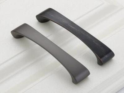 China Pearl Black Kitchen Cabinet Knobs Closet Black  Handles 160mm  T Bar Pulls  Furniture Fittings for sale