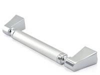 China 128mm Bathroom Dresser Pulls Oxidized Aluminum Combinate With Zinc Kitchen Cabinet Handles for sale