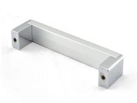 China Solid 192mm Kitchen Aluminium Cabinet Handles Square Cupboard Pulls Modern Dresser Knobs for sale