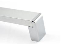 China Solid 192mm Kitchen Aluminium Cabinet Handles Square Cupboard Pulls Modern Dresser Knobs for sale
