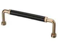 China Antique Bronze Zinc Leather Drawer Pull Kitchen Cabinet  Handles Office Desk/ Dresser Handles for sale