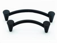 China Black Furniture Handles And Knobs 96mm 30mm Round Knob Iso 9001 Certificate for sale