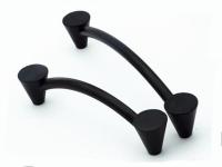 China Black Furniture Handles And Knobs 96mm 30mm Round Knob Iso 9001 Certificate for sale