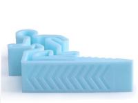 China Funny Design Glass Door Stopper , Soft Plastic Man Glass Shower Door Holder PVC Blue Man Door Stopper for sale