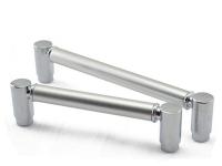 China Kitchen Aluminum Cabinet Handles T bar Chrome Zinc Pulls Assembly Zamark Simple Drawer Handles for sale