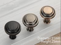 China Ivory White Bottom Cabinet Knobs General Black Door Pull / European Brass Drawer Handles for sale