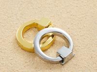 China Gold Retro Ring Pulls chrome  Doo Handles Black Simple  Furniture  Hardware Fittings for sale