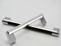 China Simple Modern Oxidized Aluminum Combinate with Zinc Cabinet Handles Wardrobe  T-bar Pulls Zinc Closet Door Handles for sale