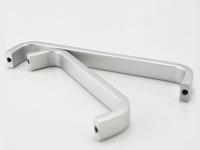 China 256mm Long Aluminum Cabinet Handles , Nickel Brushed Aluminum Cabinet Pulls Refrigiator Door Handles for sale