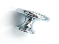 China Cut Face Purple Crystal Drawer Handles And Knobs , Zinc Cupboard Knobs Glass Crystal Drawer Knobs for sale