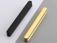 China Smple Modern Aluminum long handles Factory Price Top quality plated 1200mm Gold Cabinet Handle for sale
