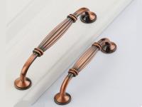 China Anti Copper Arched kitchen cabinet Handles And Knobs Roma Design Zinc Furniture Fittings Accessories for sale