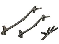 China Wardrobe North European forest  Drawer Handles And Knobs 96mm Black Dresser Pulls Grey Furniture Handles for sale
