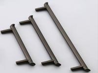 China cupboard North European forest  Drawer Handles And Knobs 96mm Black Dresser Pulls salt spray test for sale