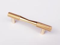 China Norway Stylish  Handles Kitchen cabinet pulls and handles Knurled Handle Brushed Brass  Aluminum Door pulls for sale