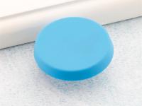 China Soft Plastic Knobs Kids Bedroom Dresser  Knobs  Closet Pulls Butterfly / Blue Round pull PVC Dresser Knob for sale