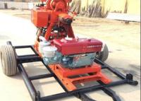 China High Speed Small Trailer Mounted Water Well Drilling Rig With 110 Meters Depth for sale