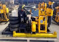 China 150 Meters Shallow Portable Water Well Drilling Rig Machine For Hard Stone for sale