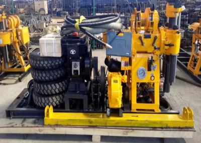 China 150 Meters Shallow Portable Water Well Drilling Rig Machine For Hard Stone for sale