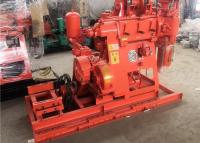 China Mobile Easy Movement Wheels Trailer Mounted Drilling Rigs 200 Meters Depth Mining Exploration Coring for sale