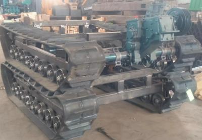 China OEM 3000 KG Rubber And Steel Crawler Track Undercarriage For Construction Machinery for sale
