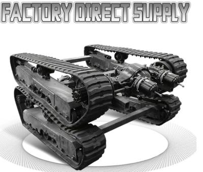 China Mine Chassis Rubber Track Undercarriage For Kinds Of Drilling Rigs for sale