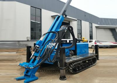 China 300 Meters Depth Compact Crawler Mounted Drill Rig With 89mm Drill Pipe for sale
