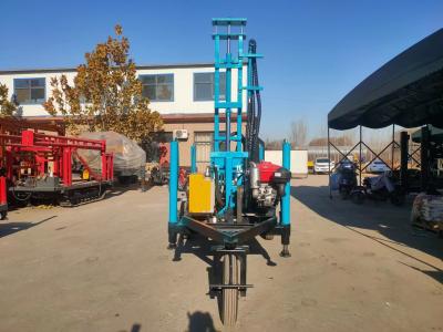 China Fast Lifting Speed Pneumatic Borehole Drilling Machine 100 Meters Depth for sale