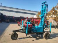 China Fast Lifting Speed Pneumatic Borehole Drilling Machine 100 Meters Depth for sale