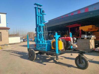 China Advanced Pneumatic Water Well Drilling Rig Fast Lifting Speed Of 0-30 M/Min for sale