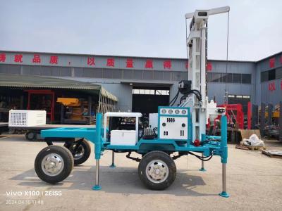 China 150mm Hole Diameter Water Well Drilling Rig Machine With 42mm Or 50mm Drilling Rod for sale