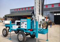 China 150mm Hole Diameter Water Well Drilling Rig Machine With 42mm Or 50mm Drilling Rod for sale