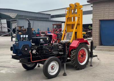 China borehole Water Well Drilling Rig Machine With Water Pump And Diesel Power Source for sale