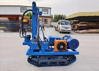 China 100m Small Diesel Engine Crawler Mounted Drill Rig Machine For Water Well Drilling for sale