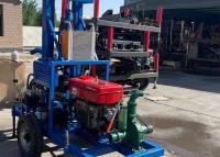 China Portable Water Well Drilling Rig for 150m Drilling Depth and 50mm Drill Pipe Diameter for sale