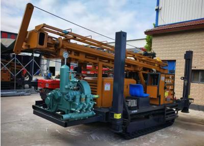 China Yuchai 91 KW 4 Cylinder Pneumatic Borewell Drilling Rig With Adjustable Leg Stroke for sale