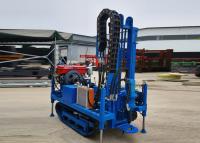 China 50mm-100mm Diameter Crawler Mounted Water Drilling Rig Powered By Diesel Engine for sale