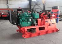 China 1.5mt Mini Borewell Hydraulic Machine with Winch and Four Cylinders Diesel Engine for sale