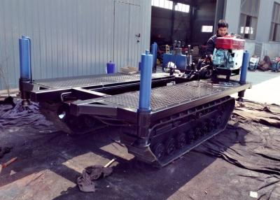 China Powerful Diesel Engine Steel Crawler Motorized Carrier For Dumping Truck Operation for sale