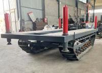 China Hydraulic Motor Rubber Track Chassis Rubber Track Base For Crawler Vehicles for sale