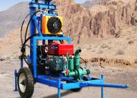 China Wheeled Household 150 Meter Trailer Type Water Well Drilling Rig Used For Farmland Irrigation for sale