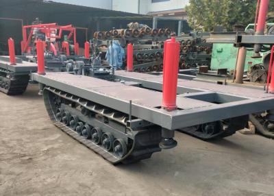 China Electric Start Drilling Rig Track Chassis Supports Customization For Transmission Drive for sale