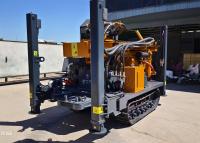 China Large Tracked Pneumatic Borewell Machine For Rock Layer Drilling In 4400x2150x2200mm Size for sale
