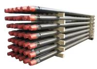 China Hard Rock Carbon Steel Integral Drill Rods for water drill truck for sale