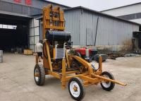 China Efficient Energy-saving Tire High Pressure Borewell Machine Large Diameter Convenient Movement for sale