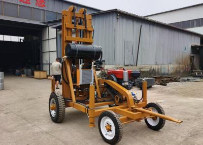 China Efficient Energy-saving Tire High Pressure Borewell Machine Large Diameter Convenient Movement for sale