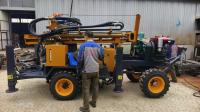 China Portable Water Well Drilling Rig With 105-350mm Drilling Diameter 5.5T Weight And 65 KW Diesel Engine for sale