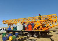 China Diesel Engine 1200m Deep Grinding Disc Water Well Drilling Rig With Core Pump for sale