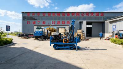 China 150M Small Crawler Water Well Drilling Rig With Large Diameter for sale